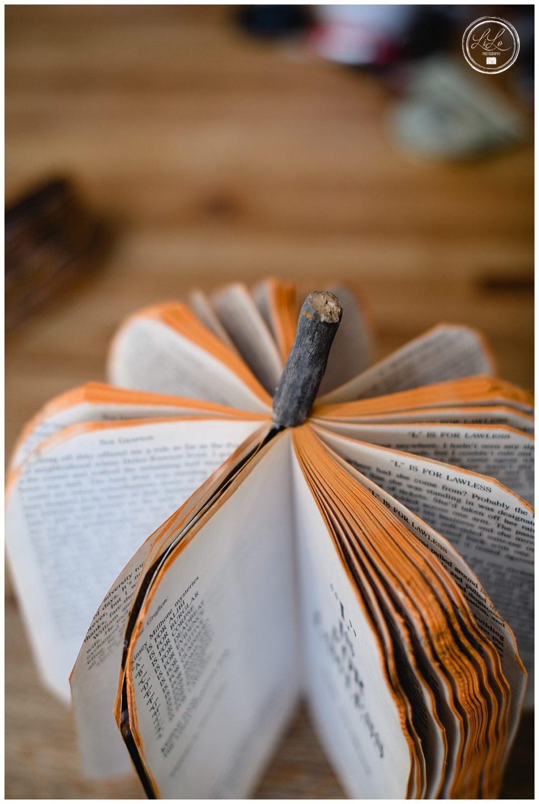 Book Pumpkin- A craft tutorial - photolilo.com